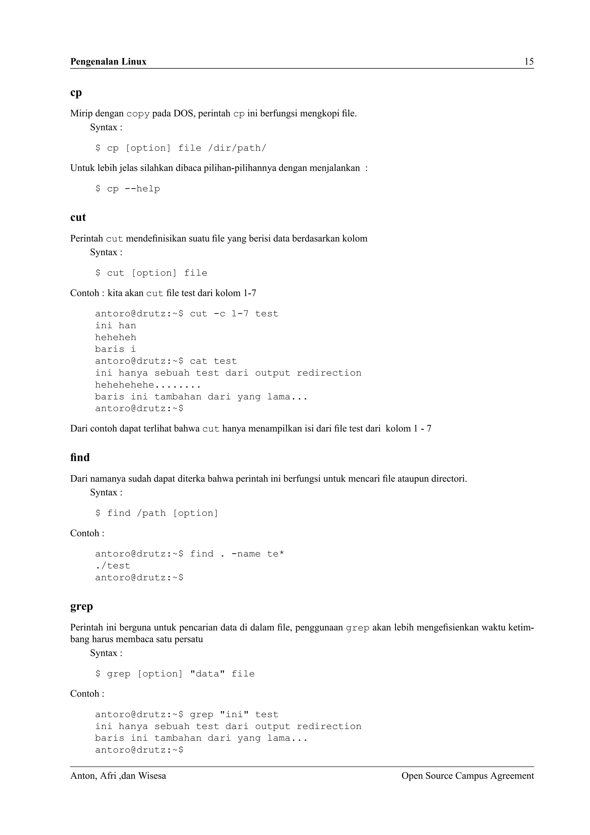 Modul pengenalan linux | PDF