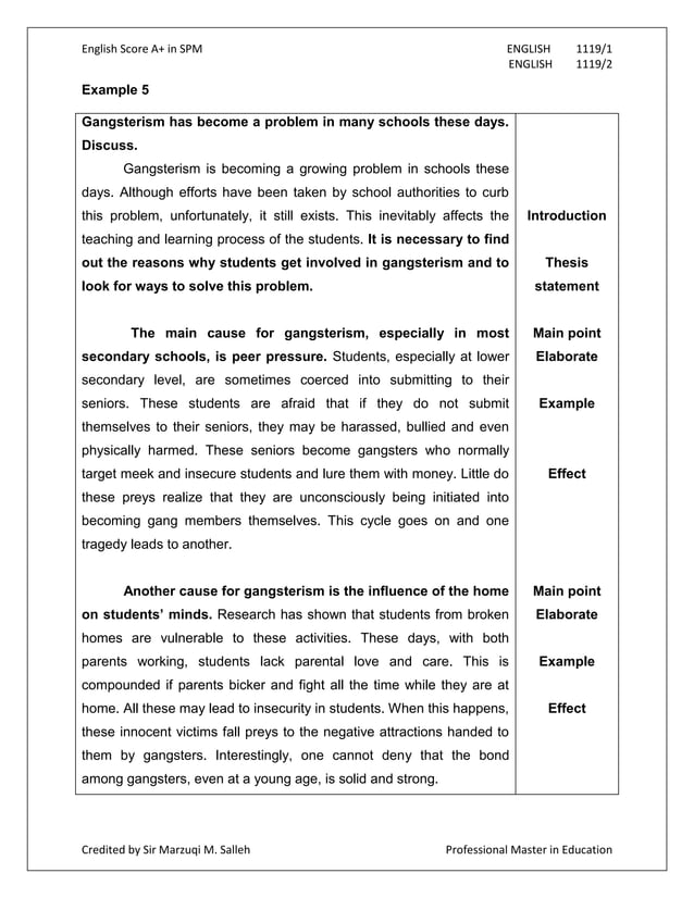 Modul perfect-score-–-spm-2014-english | PDF