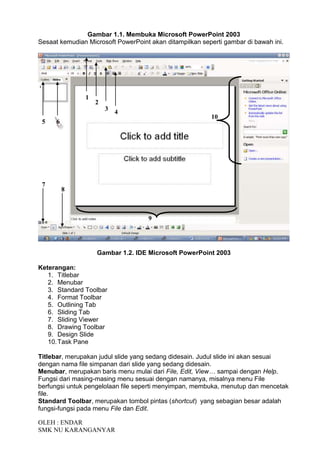 Modul powerpoint | DOC