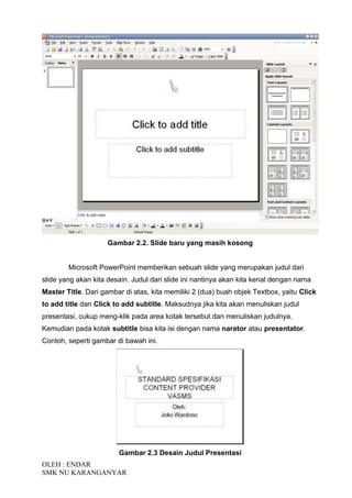 Modul powerpoint | DOC