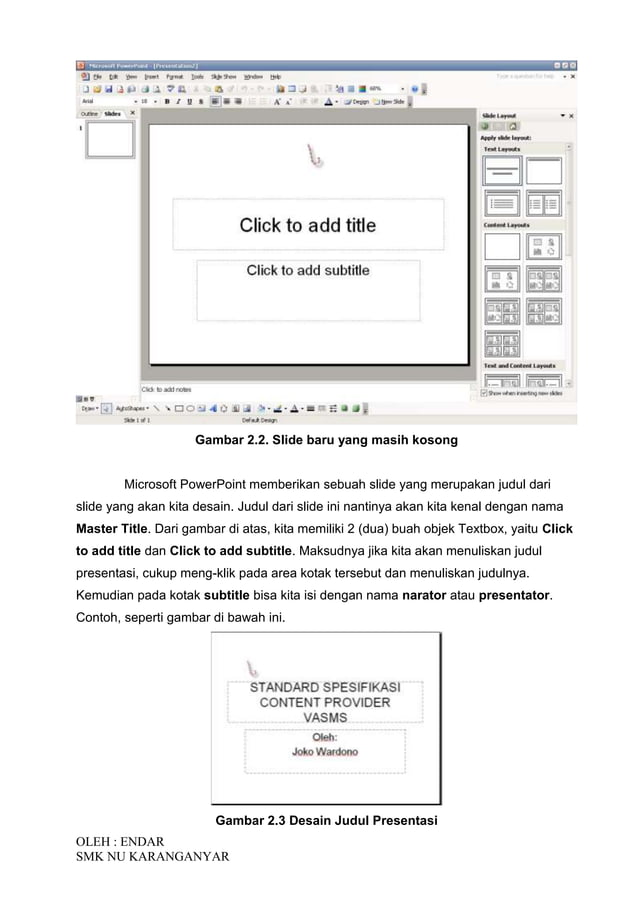 Modul powerpoint | PDF
