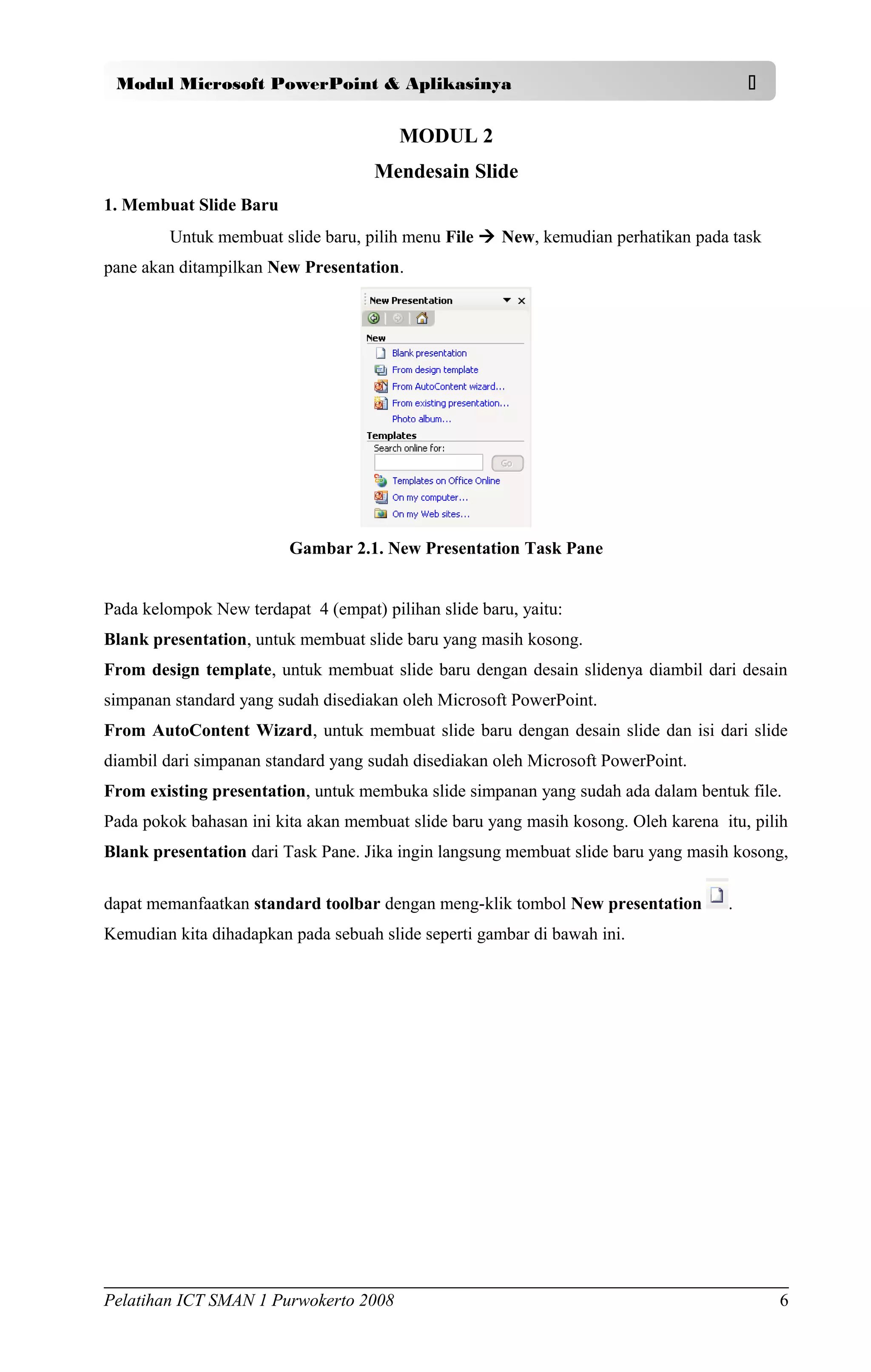 Modul powerpoint | PDF