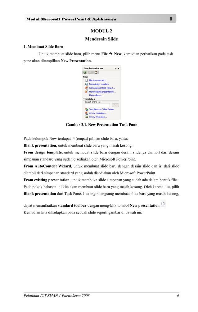 Modul powerpoint | PDF