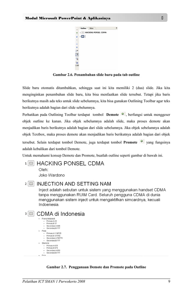 Modul powerpoint | PDF