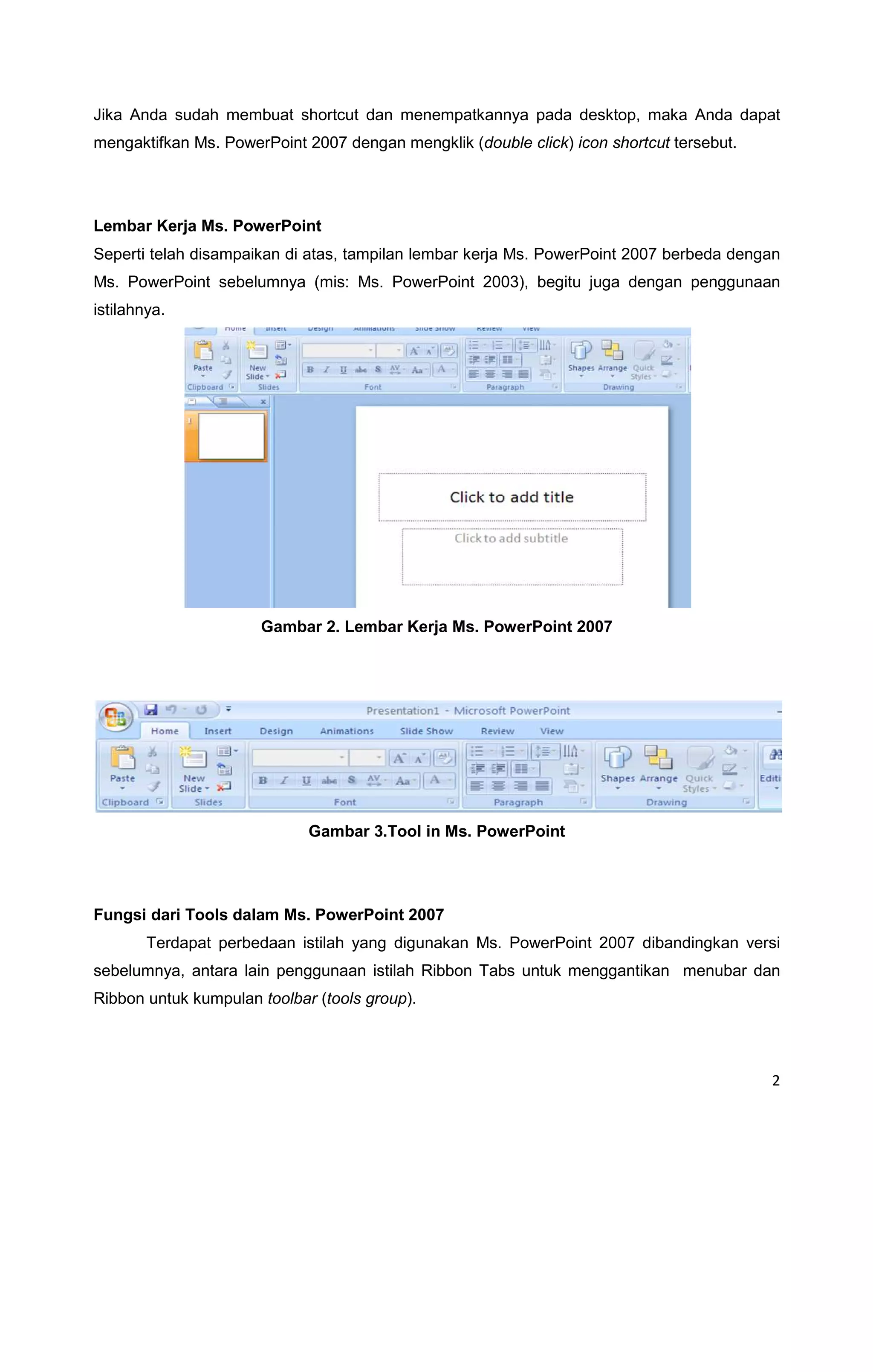 Modul powerpoint | PDF