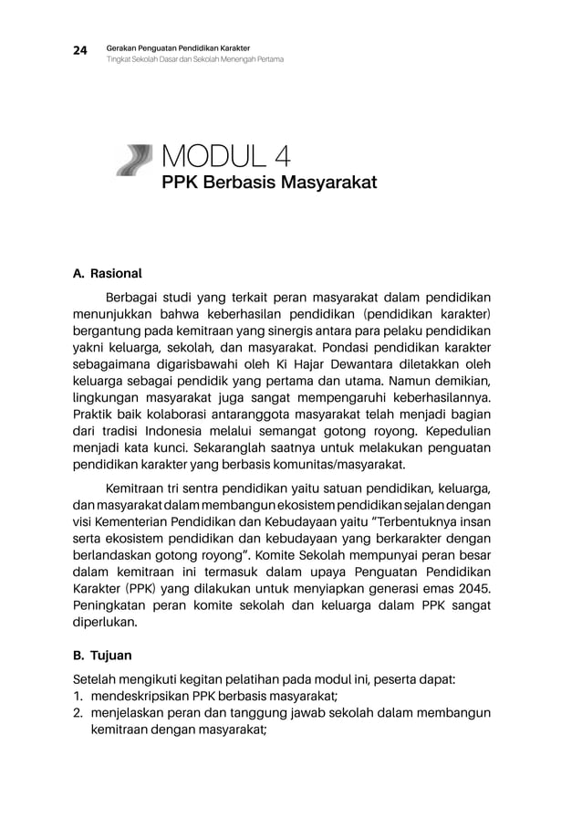 Modul Pelatihan Penguatan Pendidikan Karakter Bagi Guru | PDF Modul Pelatihan Penguatan Pendidikan Karakter Bagi Guru | PDF