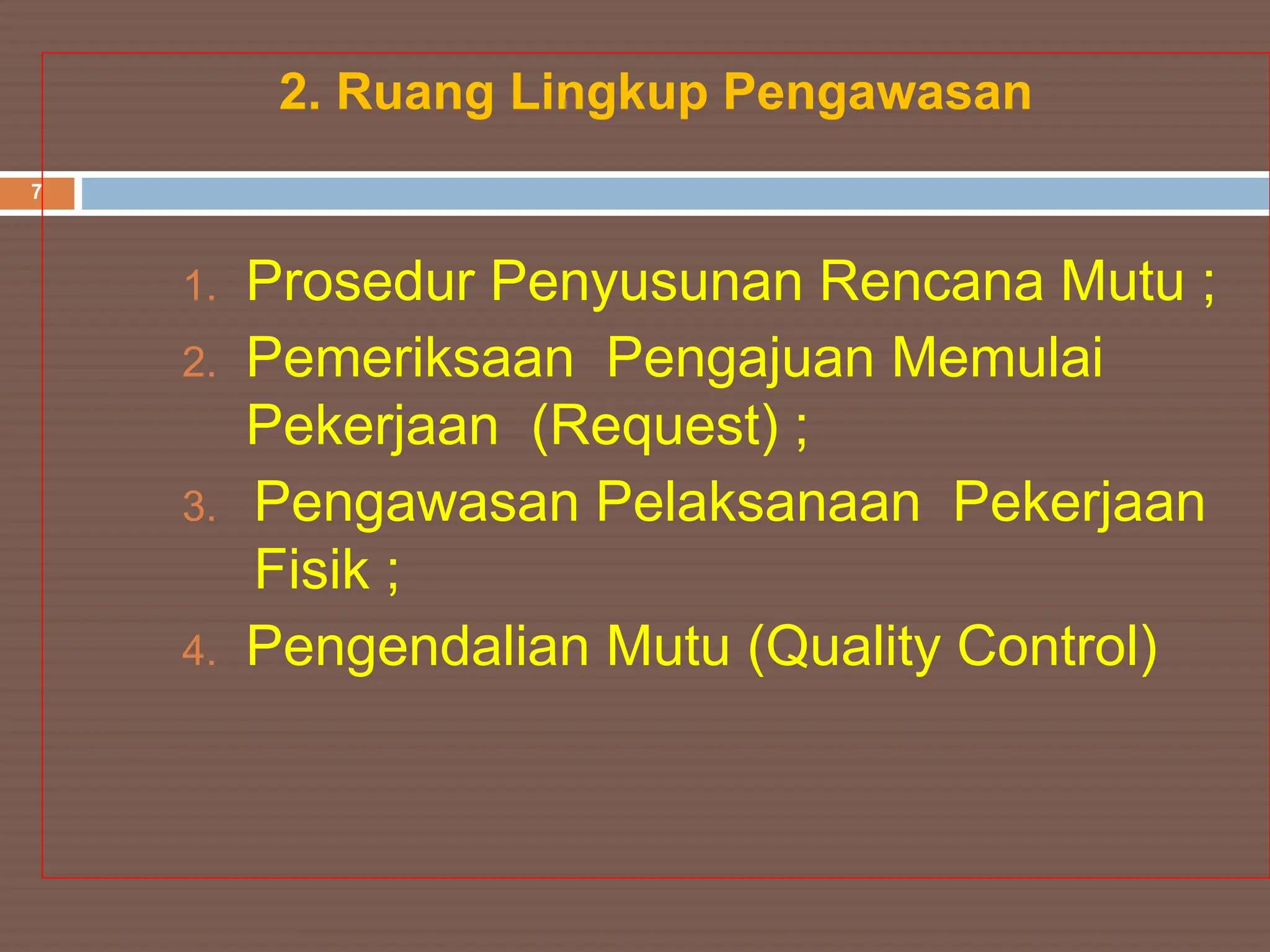 MODUL PENGAWASAN DAN PENGENDALIAN MUTU PEKERJAAN JALAN | PPT