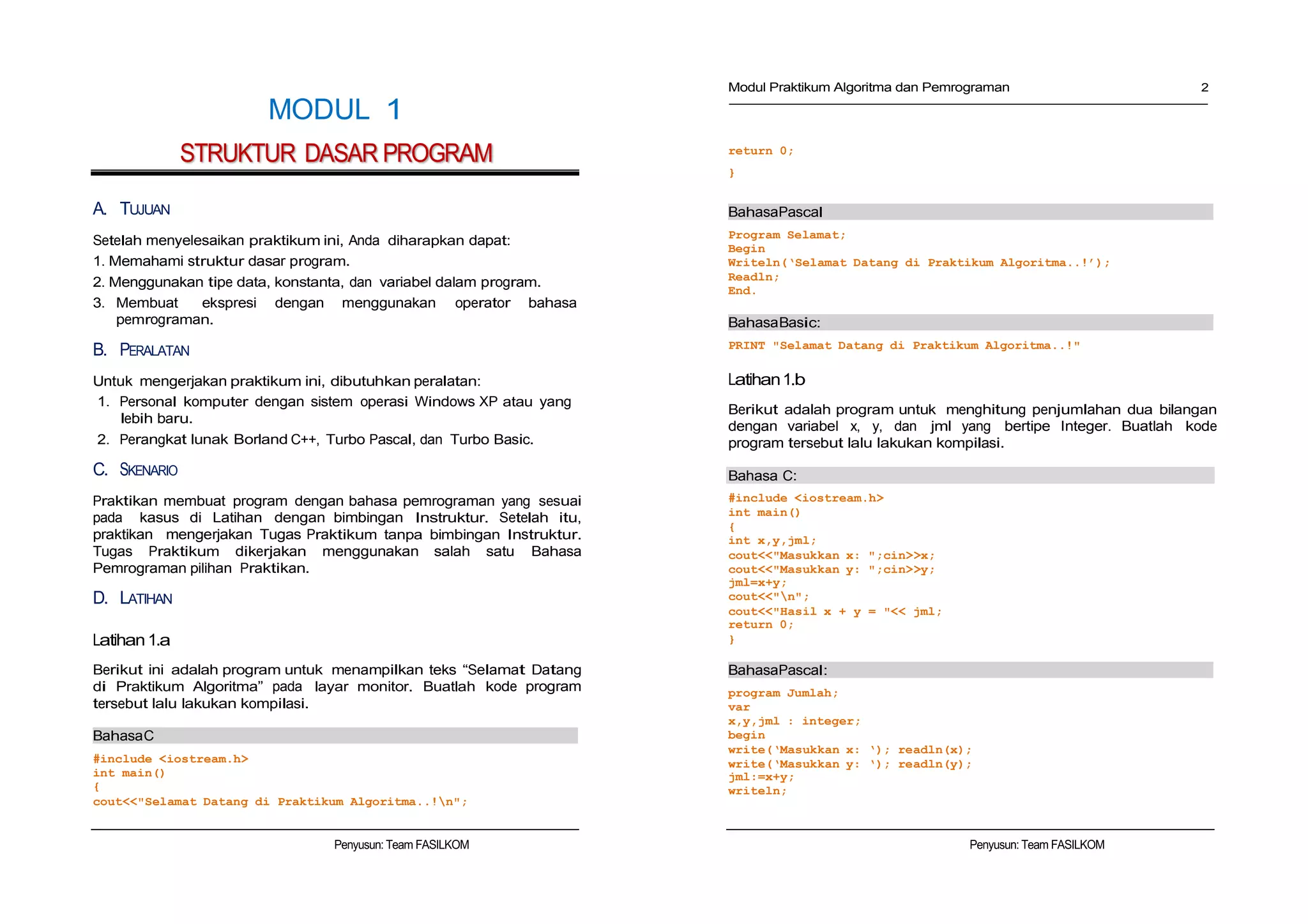 Modul prak-algo | PDF