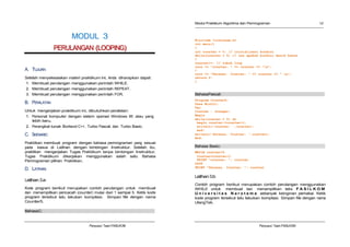 Modul prak-algo | PDF
