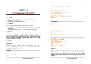 Modul prak-algo | PDF