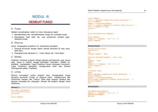 Modul prak-algo | PDF