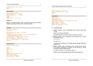 Modul prak-algo | PDF