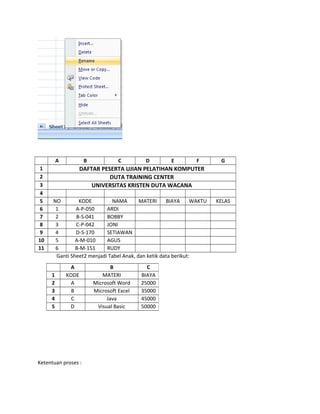 Modul praktikum-mic-excel-1-2 | DOC