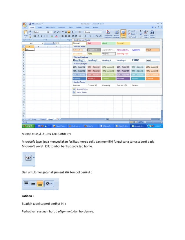 Modul praktikum-mic-excel-1-2 | DOC