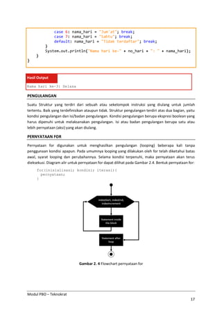 Modul PBO Bab-02 - Struktur Kontrol | PDF
