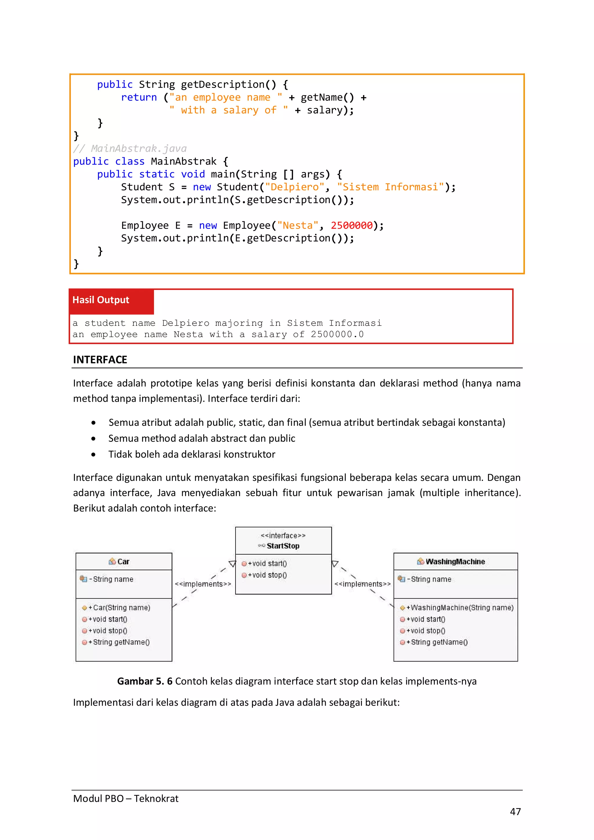Modul PBO Bab-05 - Pewarisan (Inheritance) | PDF