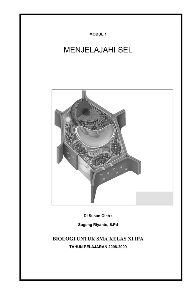 Modul Biologi Untuk SMA Kelas XI-SEL | PDF