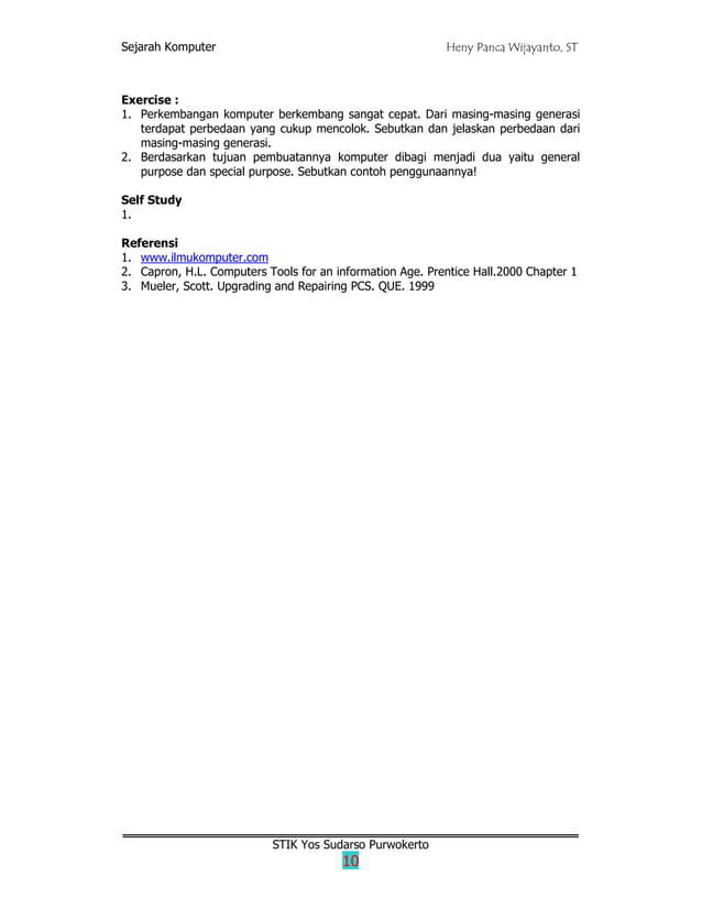 Modul sistem-komputer | PDF