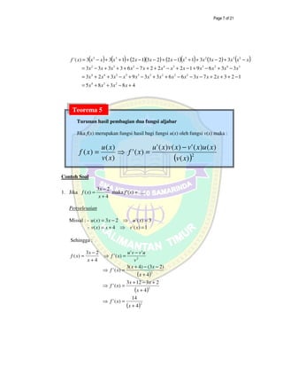 Modul turunan-fungsi | PDF