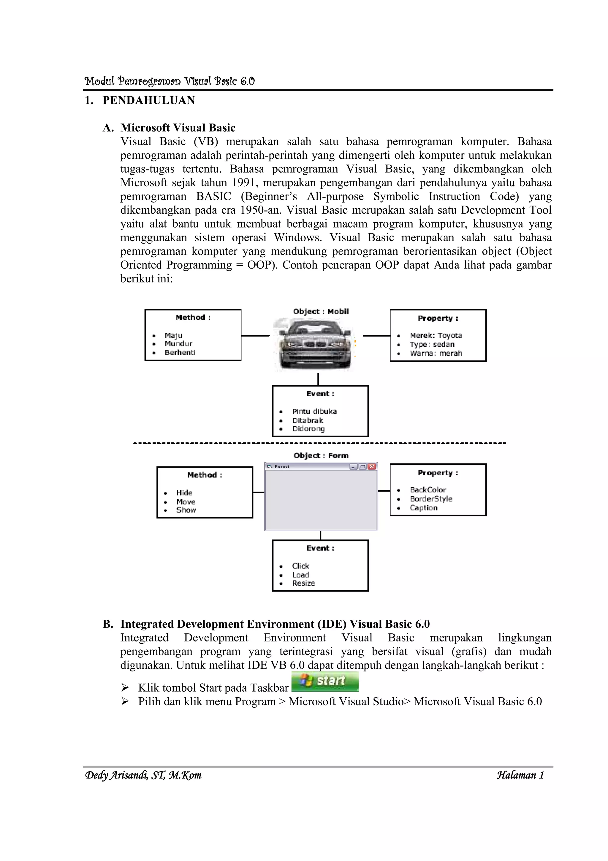 Modul visual basic 6 0 | PDF
