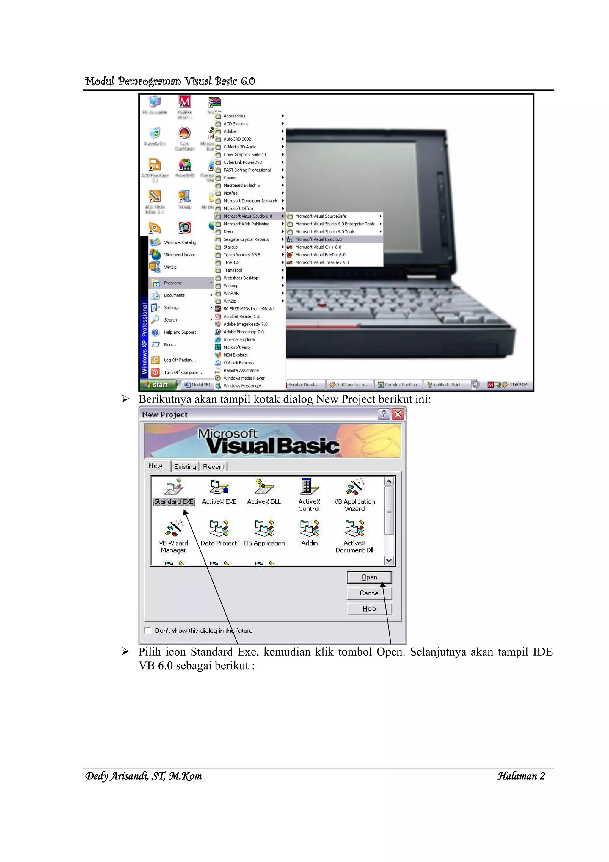 Modul visual basic 6 0 | PDF