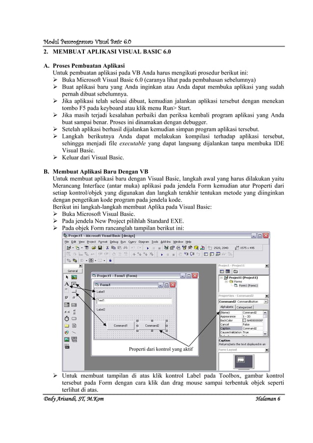 Modul visual basic 6 0 | PDF