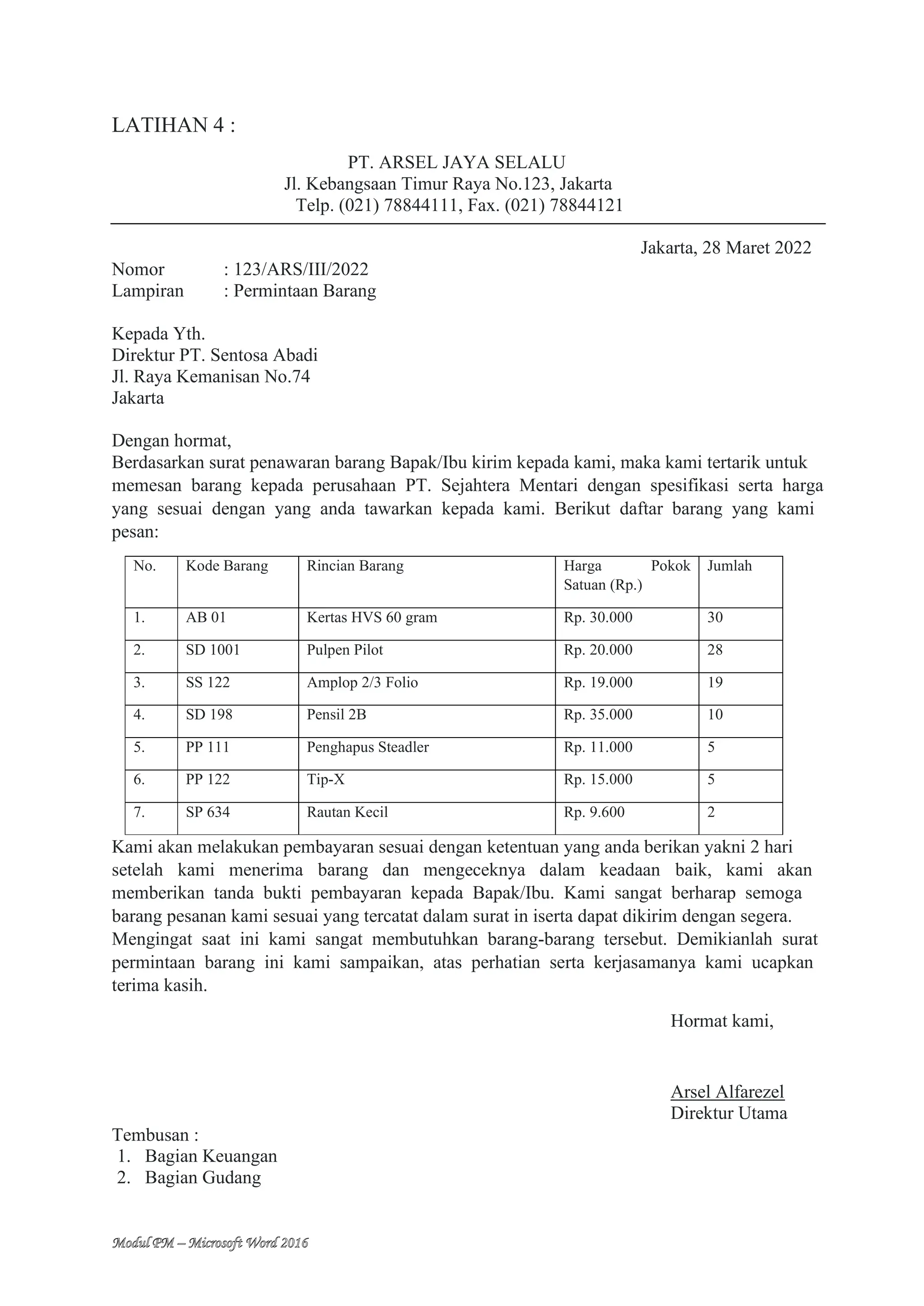 Modul-Word-Untuk-Pemula-Sebagai-Bahan-Panduan-Belajar | PDF