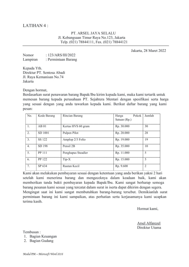 Modul-Word-Untuk-Pemula-Sebagai-Bahan-Panduan-Belajar | PDF