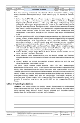 Modul01 menggenal database r1 | DOCX