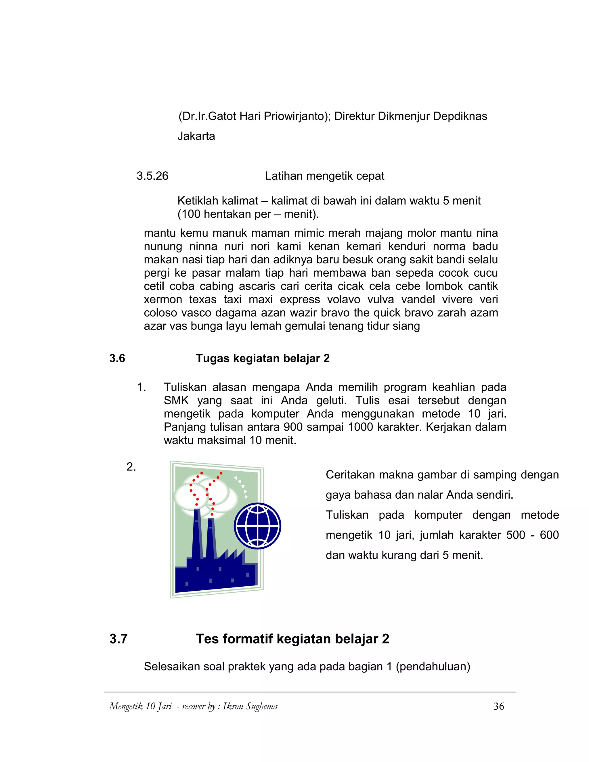 Modul 01 kkpi mengetik 10 jari | DOC