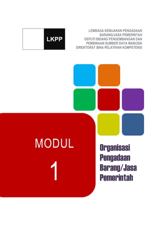 MODUL 01 organisasi PBJ lama pelatihan PBJ | PDF | Free Download