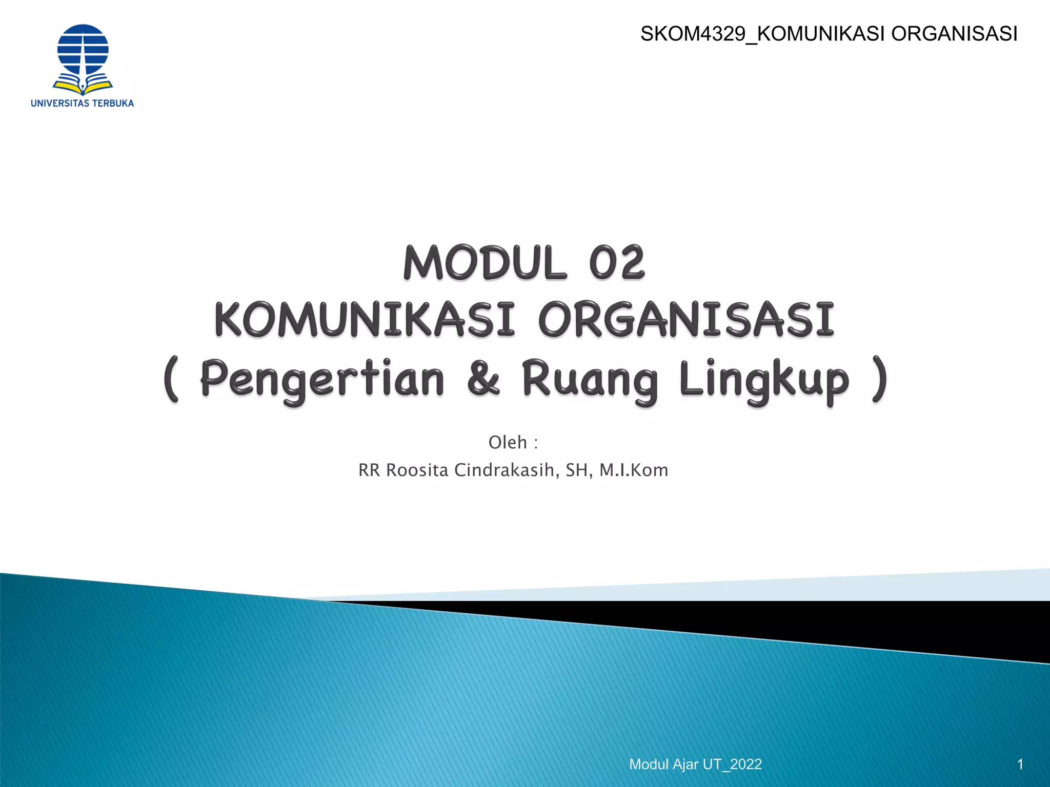 Modul02_Fungsi & Ruang Lingkup KomOr | PDF