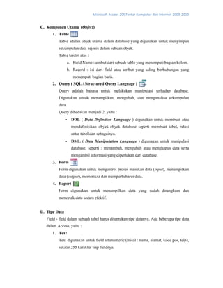 Modul07 a microsoft acces | PDF