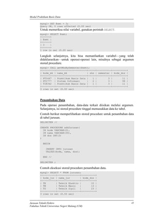 Modul 07 basisdata | PDF