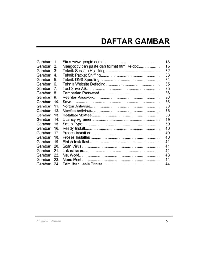 Modul 09 mengelola informasi | PDF