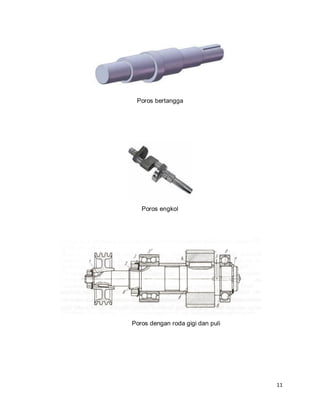 Elemen Mesin Modul 1 - Perencanaan Poros | PDF