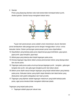 Elemen Mesin Modul 1 - Perencanaan Poros | PDF