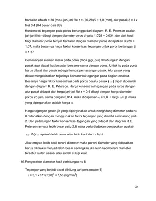 Elemen Mesin Modul 1 - Perencanaan Poros | PDF