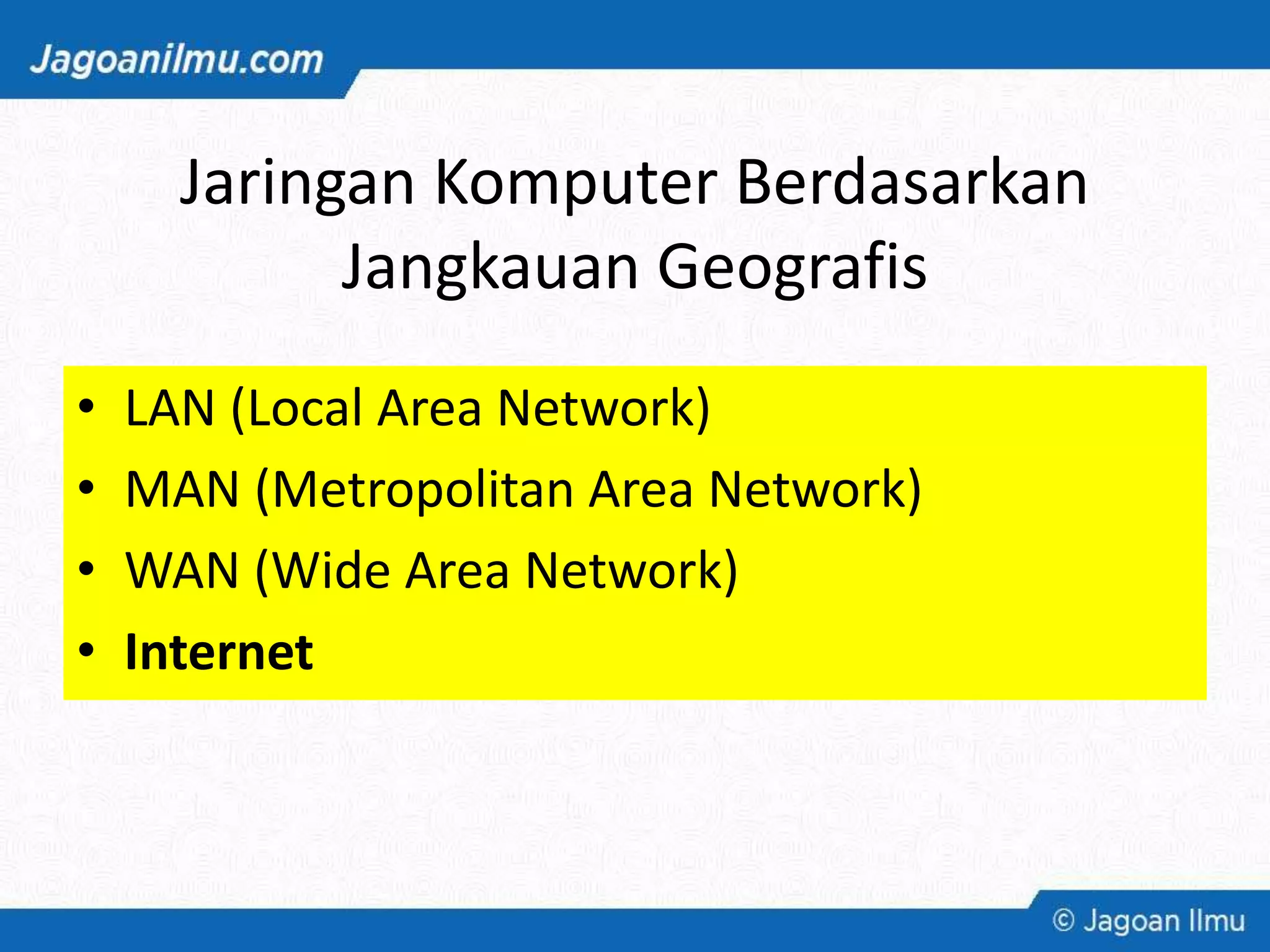 Modul 1 - Jaringan Komputer | PPT