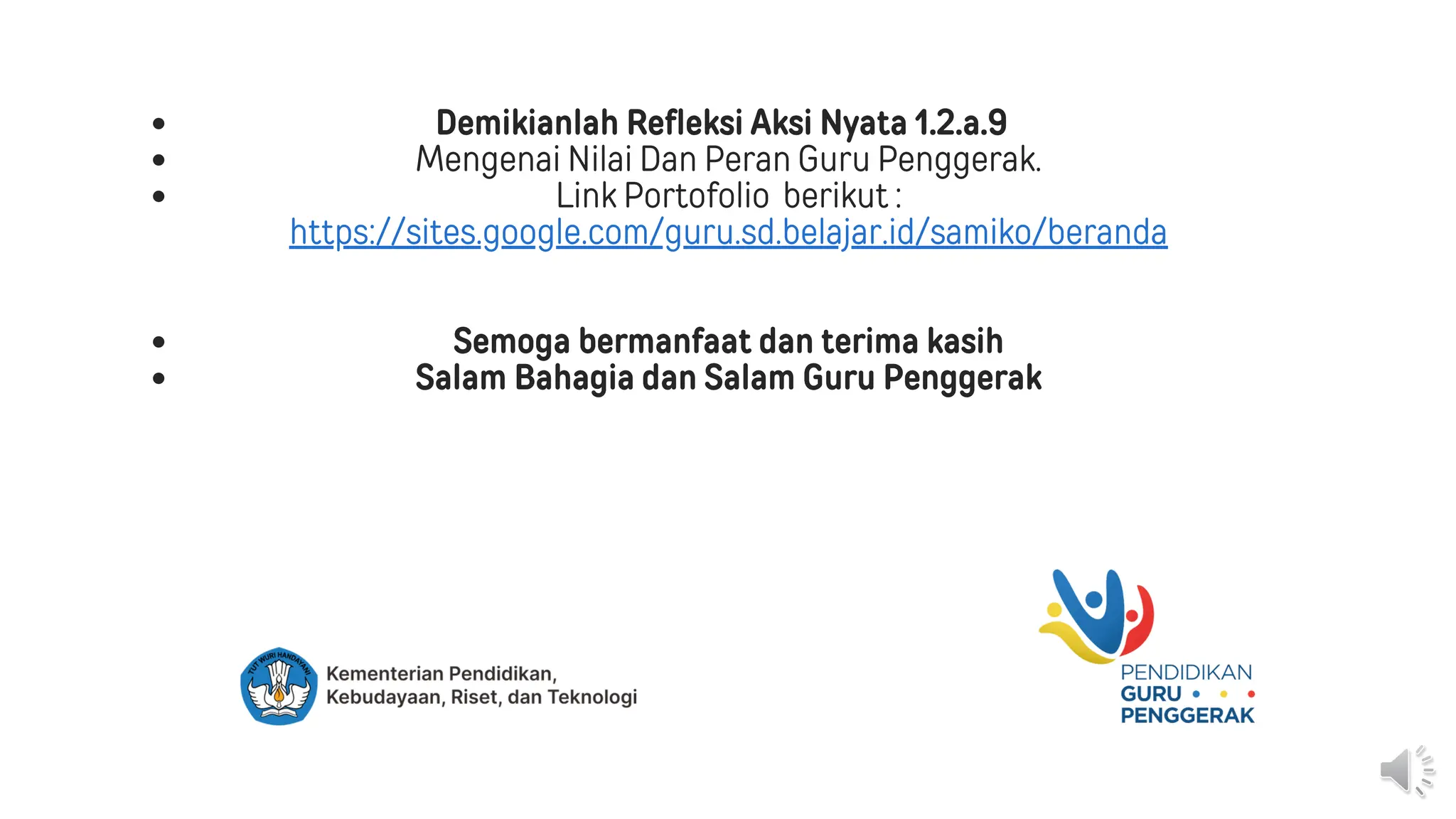 Modul 1.2-Aksi Nyata.pptx.pdf samiko cgp 11 | PPT