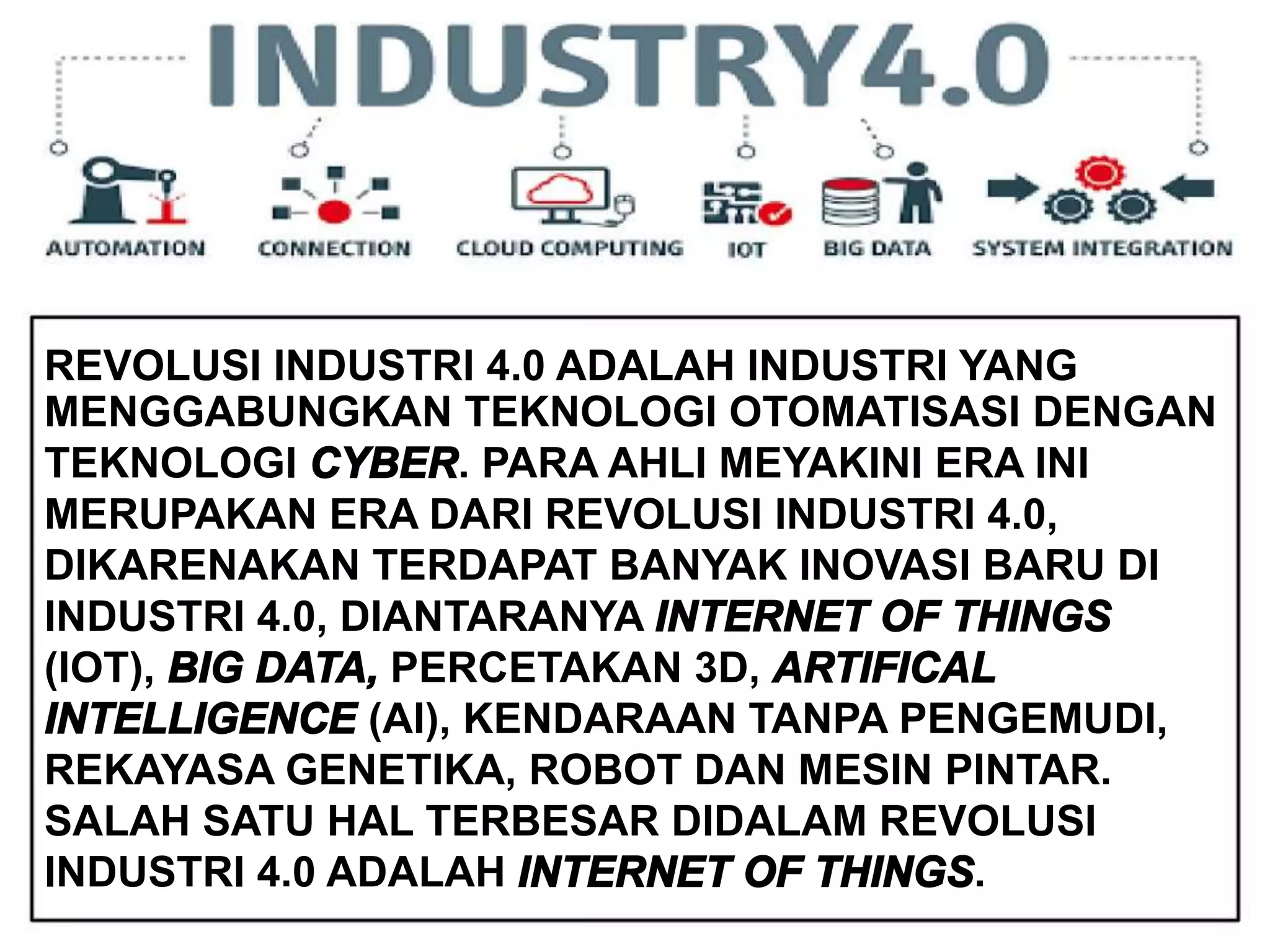 paparan 1 3 revolusi industri 4.0 power point | PPTX