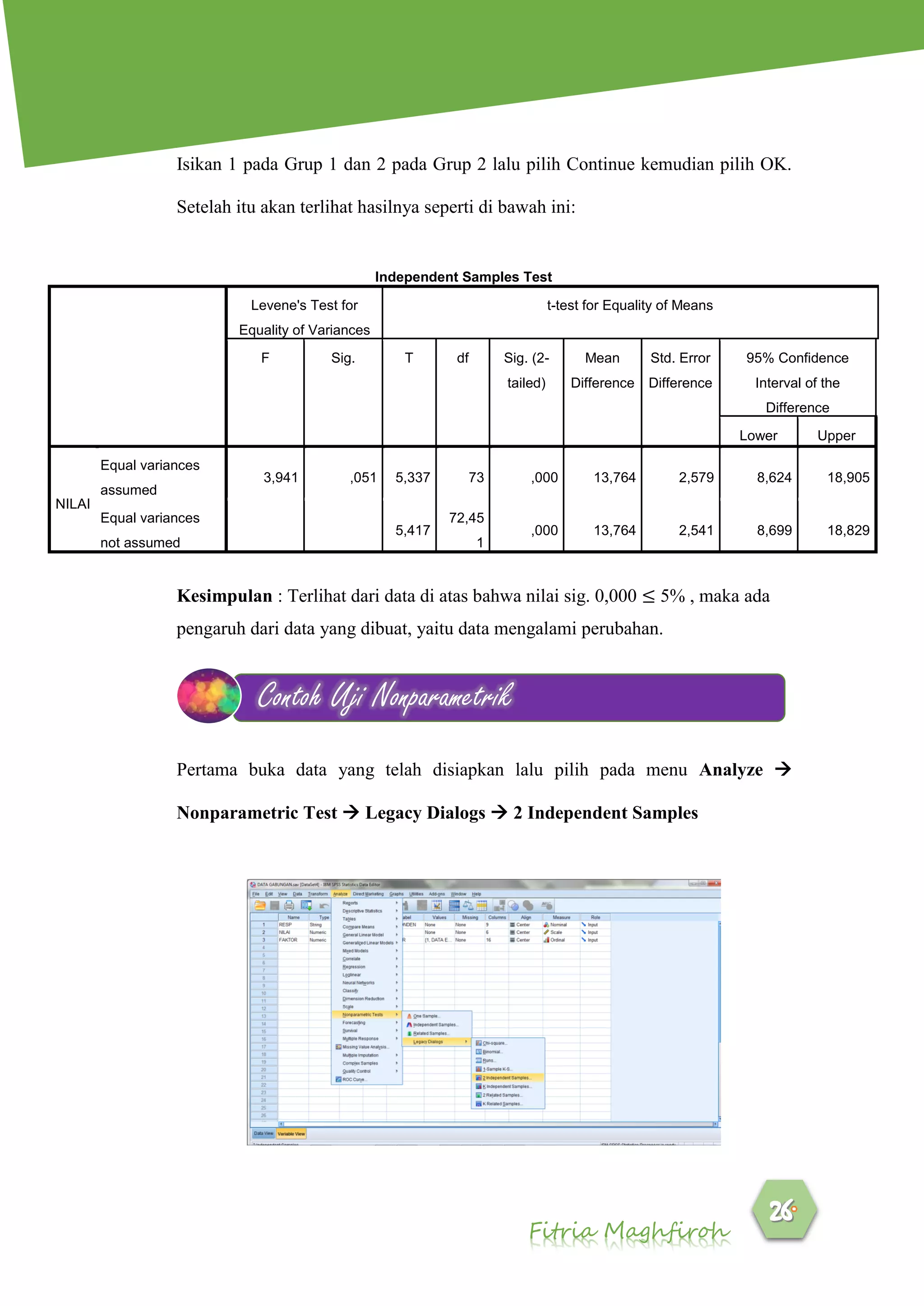Modul SPSS | PDF