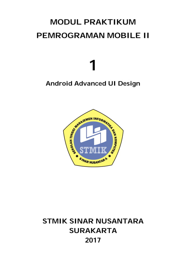 Modul 1 android advanced ui design | PDF