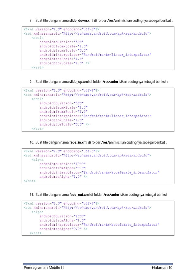 Modul 1 android advanced ui design | PDF