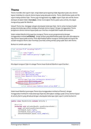 Modul 1 android advanced ui design | PDF