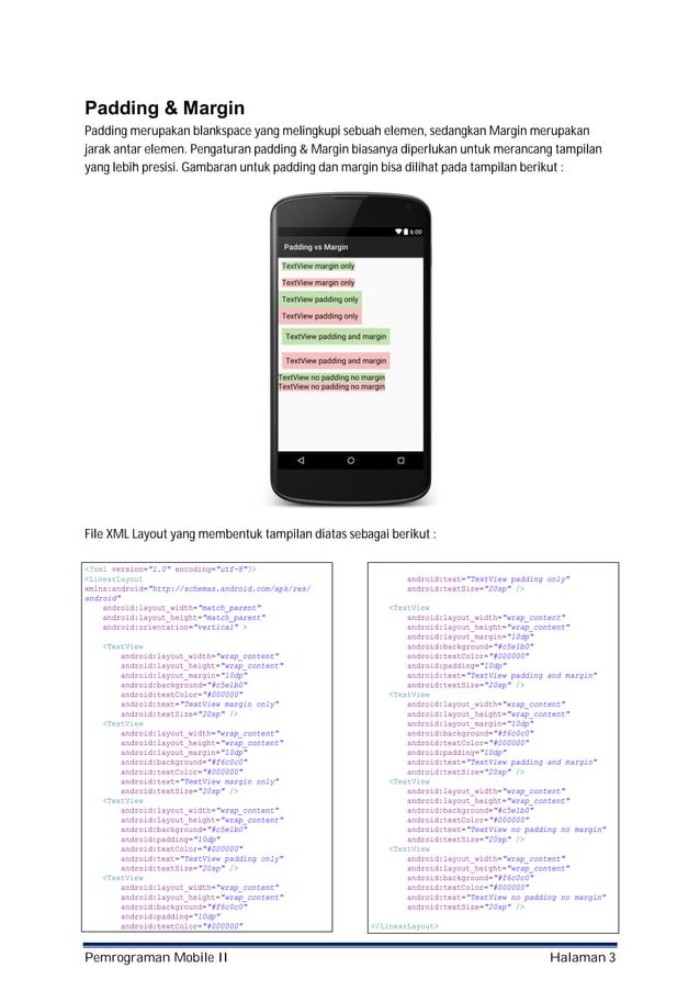 Modul 1 android advanced ui design | PDF