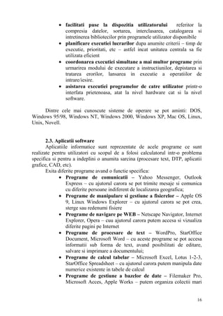 Modul 1 concepte de baza ale tehnologiei informatiei | DOC