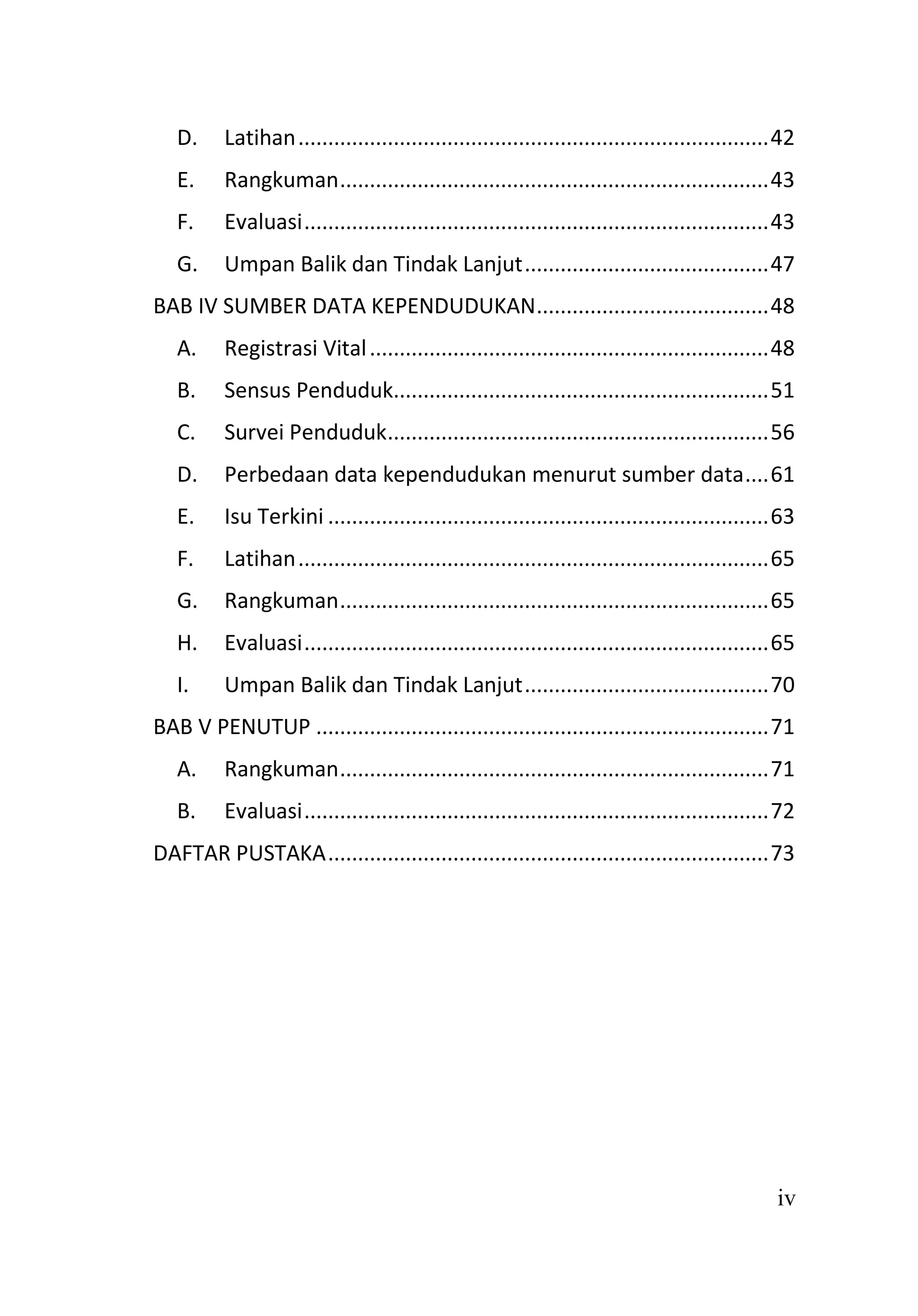 Modul1 demografi suatu pengantar | PDF