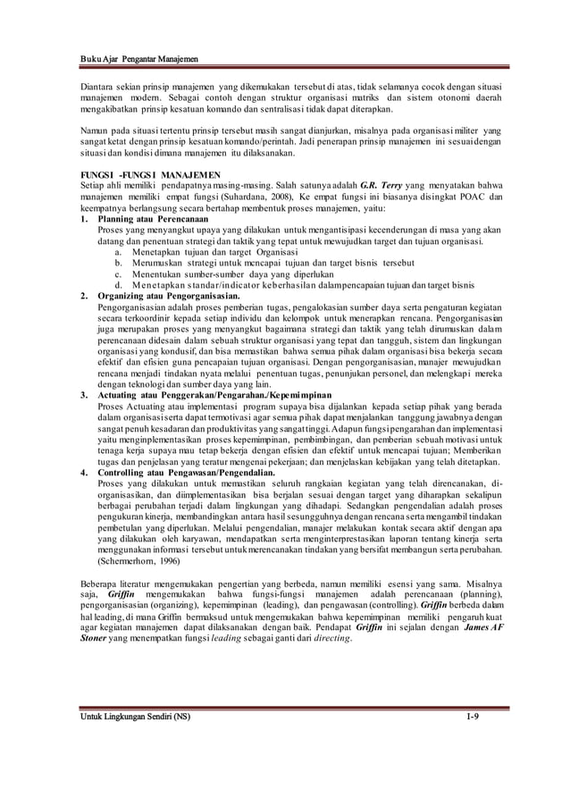konsep dasar manajemen | PDF