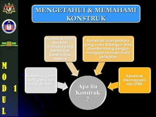 Modul 1 konstruk | PPT